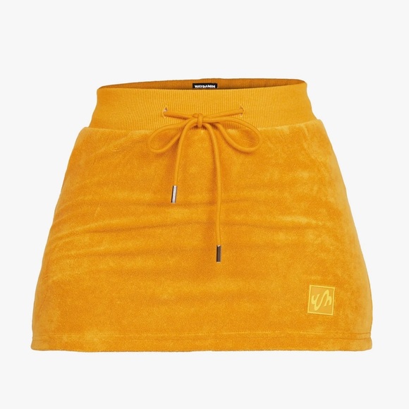 Skirts | Waydamin Terry Cloth Mini Skirt | Poshmark